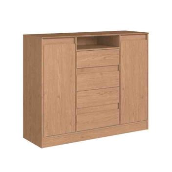 Cômoda Alba 4 Gavetas 2 Portas Angelin Castro Móveis - Cômoda ...