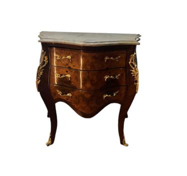 Cômoda Bombê Abaulado 03 gav. Radica Maciça Formosa - LUXdécor casa e ...