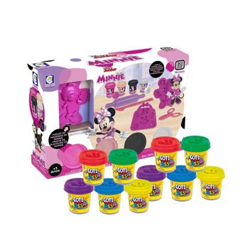 COMP Kit Brinquedo Infantil Massinha de Modelar Minnie Disney + 10 ...