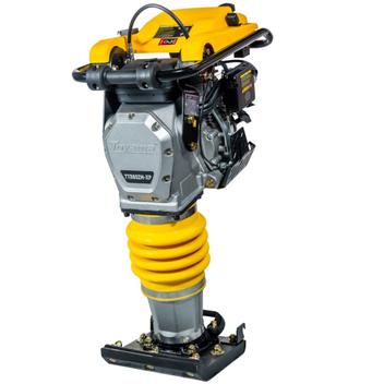 Compactador de solo tipo sapo a gasolina 330 x 290 mm 4 hp 4T com rodas ...