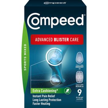 Compeed Advanced Sports Mixed Bandagem para Bolhas nos Pés - 9 Unidades ...