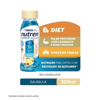 Complemento Alimentar Nutren Control Baunilha 200ml - Nestlé ...