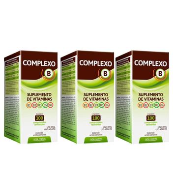 Complexo B 100 comprimidos Kit 3 Arte Nativa - Complexo B - Magazine Luiza