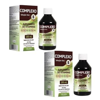 Complexo B 2x100ml Vitaminas B1 B2 B3 B5 B6 B12 - Arte Nativa ...