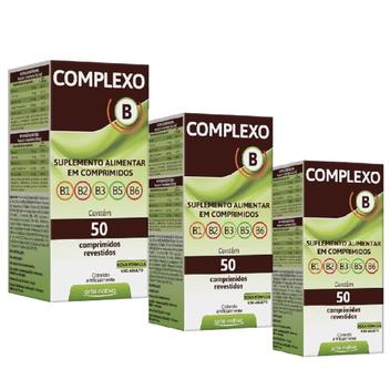 Complexo B 3x50comp Vitaminas B1 B2 B3 B5 B6 Arte Nativa - Complexo B - Magazine Luiza