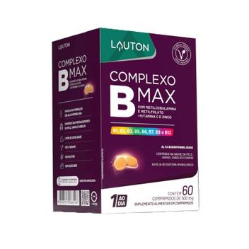 Complexo b max (clinical series) 60 caps - lauton - Complexo B ...