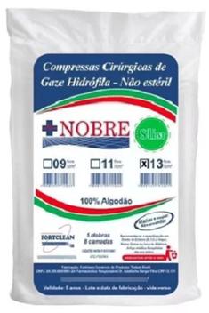 Compressas De Gaze Não Estéril 13 Fios Pacote Com 240gr Nobre Slim ...