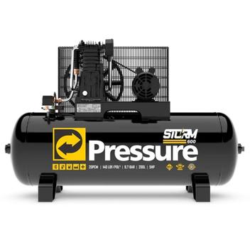 Compressor De Ar 20 Pes 140 Lb 200 L Trifasico Storm600trif ...