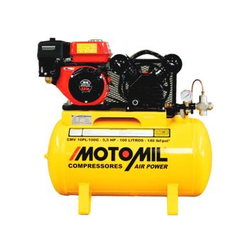 Compressor De Ar À Gasolina 5.5Hp Cmv-10pl/100g Motomil - Compressor de ...