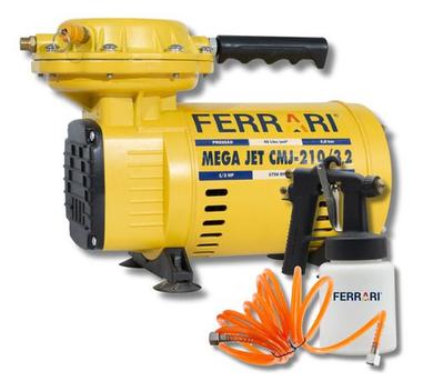 Compressor de Ar Direto 0,5Cv Kit Pintura Bivolt Profissional - Ferrari ...
