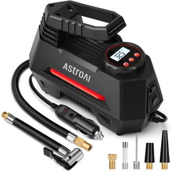 Compressor de Ar Portátil AstroAI 12V DC 100PSI - Inflador de Pneus ...
