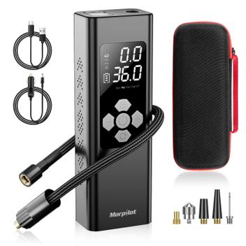 Compressor de Ar Portátil Morpilot - 150PSI - Bateria 9000mAh - Mini ...