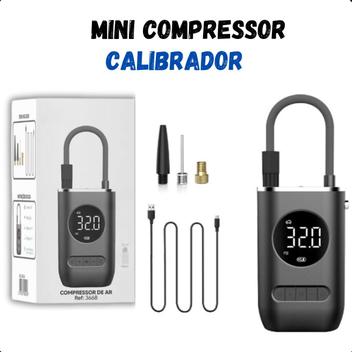 Compressor Digital Compacto 150 PSI, Para Carros, Motos e Emergências ...