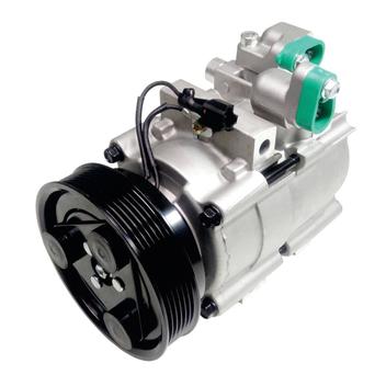 Compressor para ar condicionado modelo Halla Compatível Hyundai Santa ...