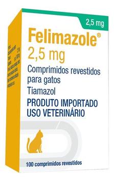 Comprimidos Felimazole 2,5 Mg Contém 100 Comprimidos - DECHRA - Anti ...