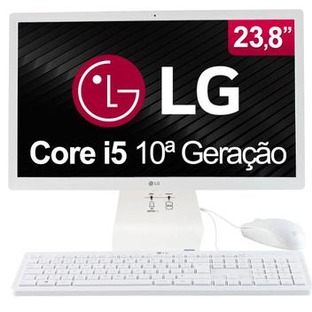 Computador Completo All in One LG Intel Core i5-10210U 10ª Geração, 8Gb ...