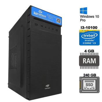 Computador Core I3-10100 Ram 4Gb 2400Mhz Ddr4 Ssd 240Gb - Sobraltech - Computador / Desktop ...