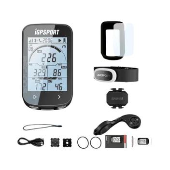 Computador De Ciclismo Sem Fio ANT+ GPS iGPSPORT BSC100S Com Tela Grande De 2,6 Polegadas ...