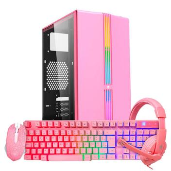 Computador Gamer Rosa, Intel I7 4º Ger, 8Gb, Ssd 240Gb, + - PC Gamer ...