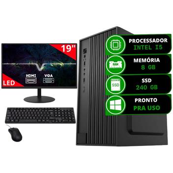 Computador Pc Completo Intel Core I5 8gb Ssd 240gb Monitor - Xblue TECH ...