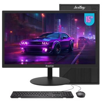 Computador Pc Cpu Completo Intel Core I5 8gb Ssd 120 Gb Monitor 15 ...