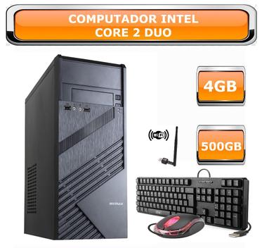 Computador PC CPU Intel Core 2 Duo 4GB HD 500GB Win 10 - Mymax ...