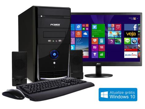 Computador/PC PC Mix L4500 com Intel Quad Core - Windows 8 4GB 500GB ...