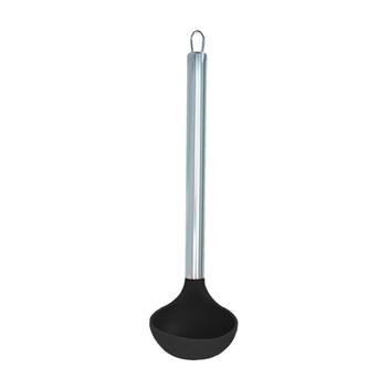 Concha Silicone Com Cabo Inox Talher Utensilio De Cozinha - TudoFestas ...