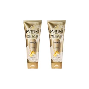 Condicionador Pantene 3 Minutos Milag 170Ml Hidrat-Kit C/2Un - Kit ...