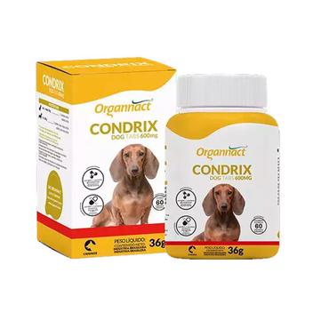 Condrix Dog Tabs Suplemento Mineral Aminoácido 600mg com 60 Tabletes ...