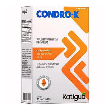 Condro-k colágeno tipo ii com 30 cápsulas - KATIGUA - Colágeno ...