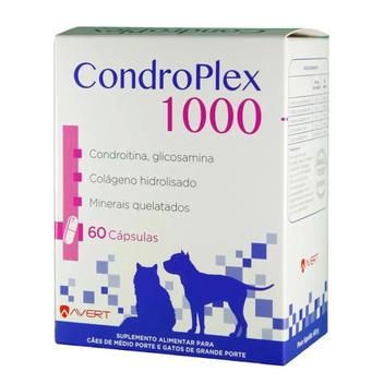 Condroplex 1000 Mg 60 Capsulas - Avert - Vitaminas e Suplementos para ...