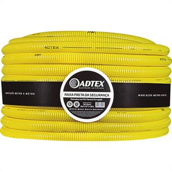 Conduite Corrugado Amarelo.Adtex Antichama 1/2 R50 - Conduíte ...
