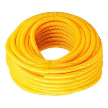 Conduíte Flexivel Pvc Corrugado 3/4 Dn25mm 50 Metros Amarelo - Amanco ...