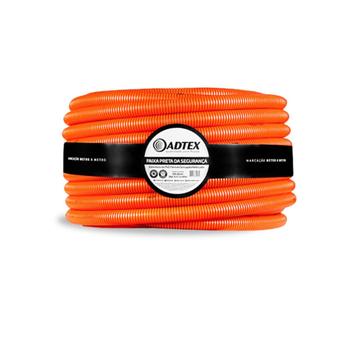 Conduite reforçado laranja 32mm (1") x 25mts Adtex - Conduíte ...