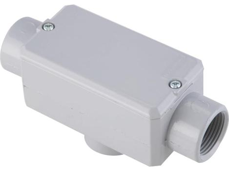 Condulete em aluminio tipo tb 1.1 4 com rosca bsp com tampa e com ...