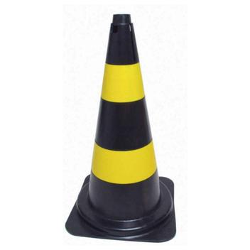 Cone Pvc 50 Cm Preto/Amarelo - GS - Mini Cone / Chapéu Chinês ...