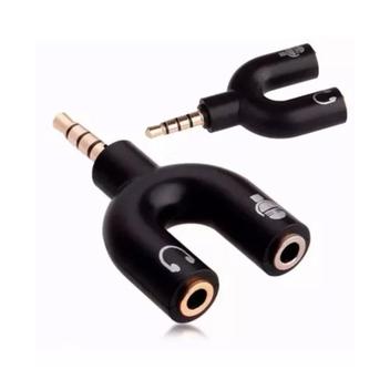 Conector Adaptador Duas Entrada P2 Saida P3 - King - Peças para Celular ...