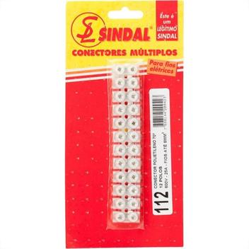 Conector Barra Sindal Plastico 6/112 Cartelado Ski.0112.Pe.B - Plugs e ...