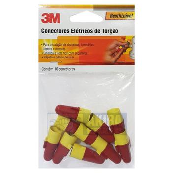 Conector Eletrico Torção 3m Scotchlok 2 R/y 2,5mm 6mm C/10 - Conectores ...