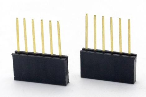Conector Empilhável Compatível com Arduino 6 vias PRT-09279 - Pacote com 2 unidades ...
