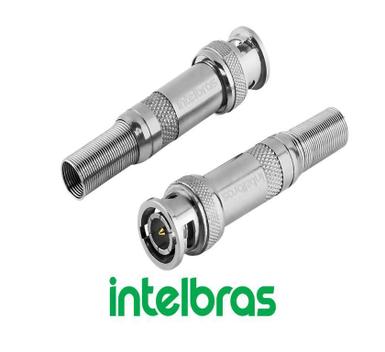 Conector Intelbras Bnc Mola Conex 1000 Cftv 10 Un - Geral - Cabo para ...