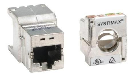 Conector Keystone Blindado Systimax Cat.6A Hgs620 - Commscope Systimax ...