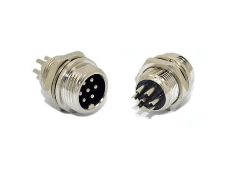 Conector Painel Mini Mike 7 vias Macho - YLF001/7P - MultComercial ...