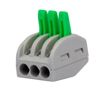 Conector para fios 4 mm² Conex 1000 Clip 3 vias e 2 vias - Intelbras ...