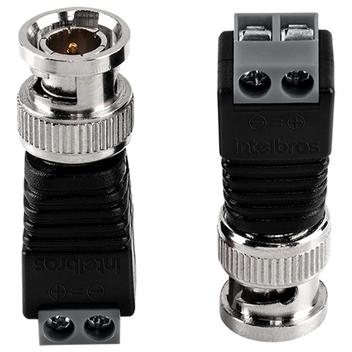 Conector Plug BNC BORNE Intelbras CONEX 1000, 10 Unidades - Plugs e ...