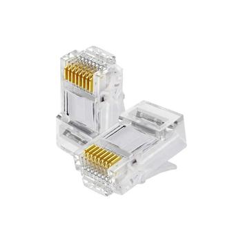 Conector Rj45 - Cat5 - Pack C/ 50 Unidades - Dex - Peças para Celular ...