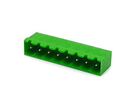 Conector Verde Multipolar STLZ950.08GV Macho 180º (Vertical) de 8 Vias ...