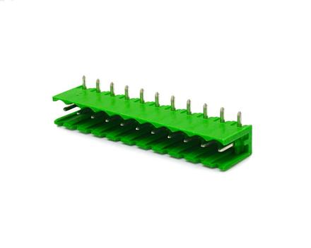Conector Verde Multipolar STLZ950.11H Macho 90º (Horizontal) de 11 Vias com as Laterais Abertas ...