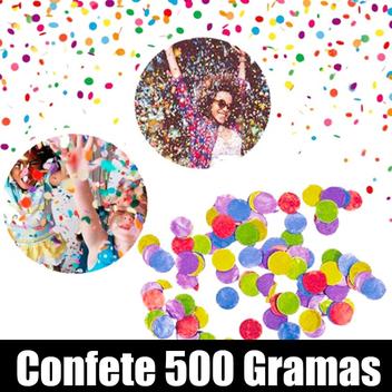 Confete carnaval papel colorido festa folia redondo 500gr loja do ...